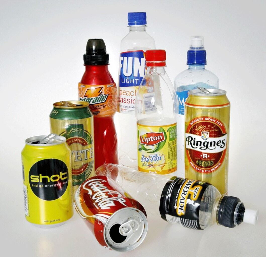 Flaskepant på togtur